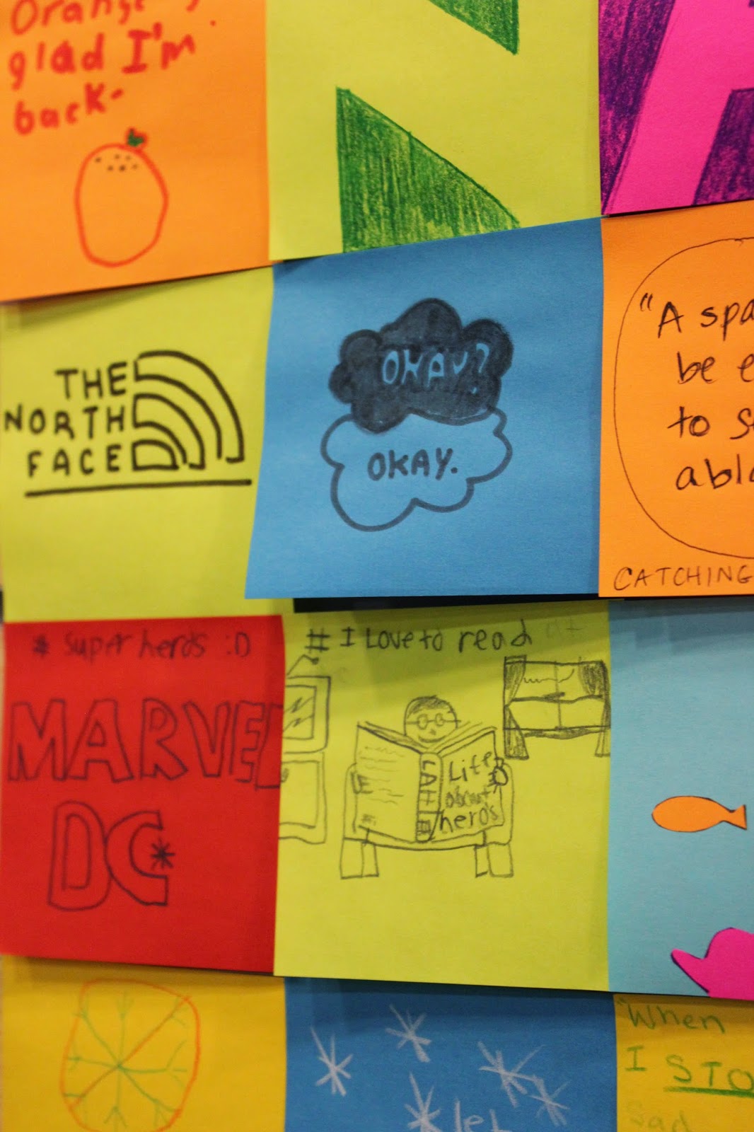 Teen Blog @ FRVPLD: Sticky note collage photos!