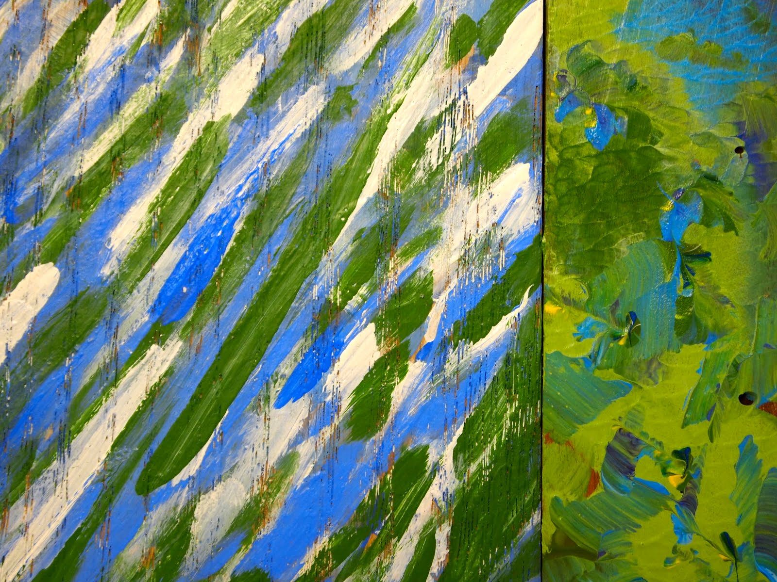 new city arts: sixth grade color investigation paintings