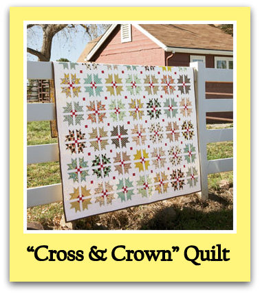 Gillowbugs & Daisy Tales: "Quilting -- FREE Pattern -- 'Cross & Crown ...
