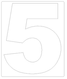 A ARTE EM EDUCAR !: Molde de Números.