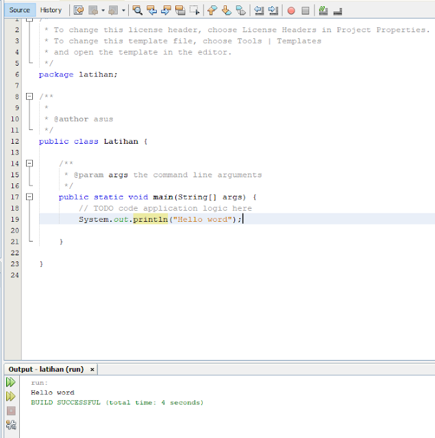 Cara buat program sederhana menggunakan java di netbeans - SHARE28S