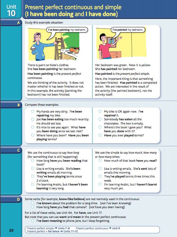 Learn IT! English: Present Perfect Continuous and Present Perfect Simple