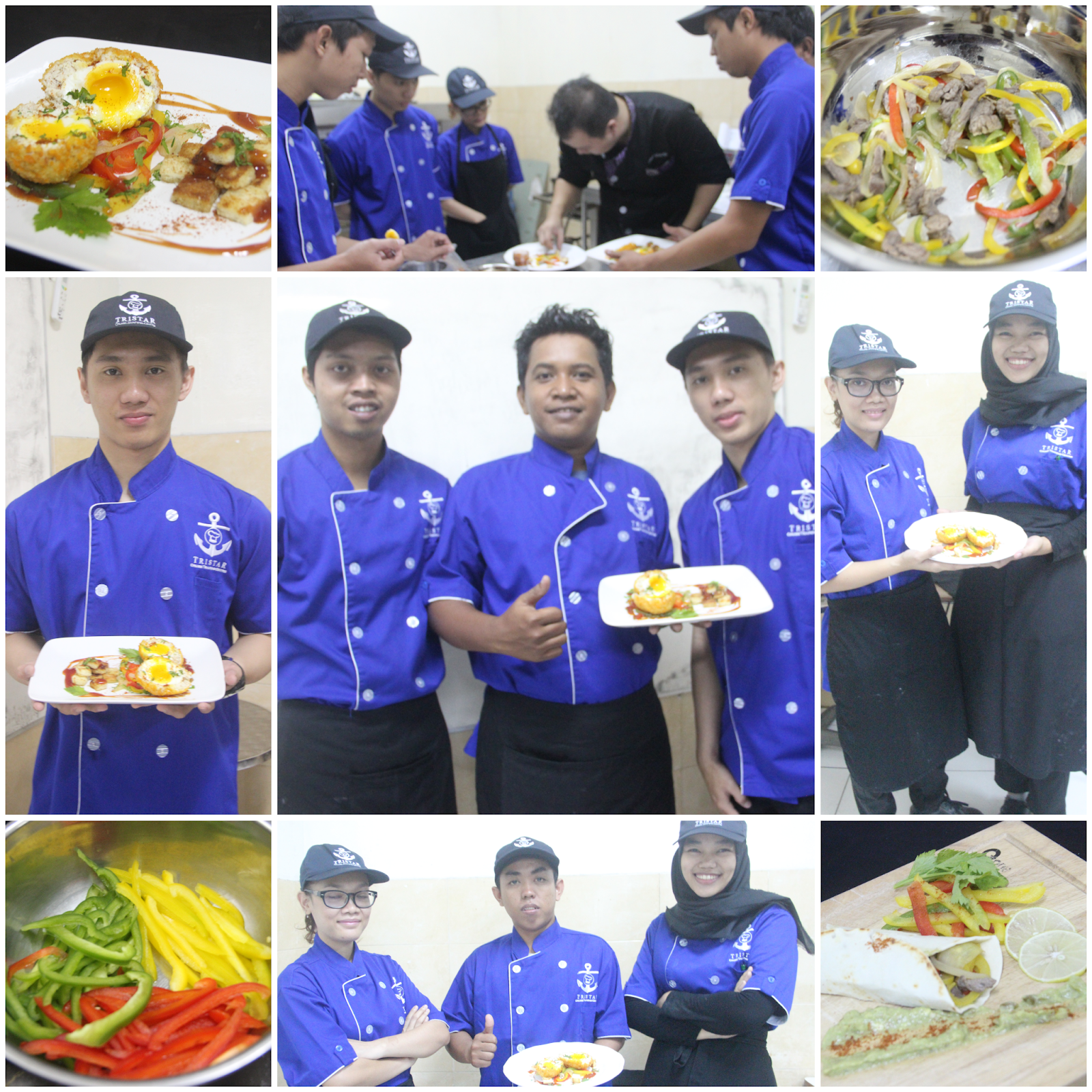 Praktik Masak Western Food di Dapur Culinary 3 Tristar Institute - Chef ...