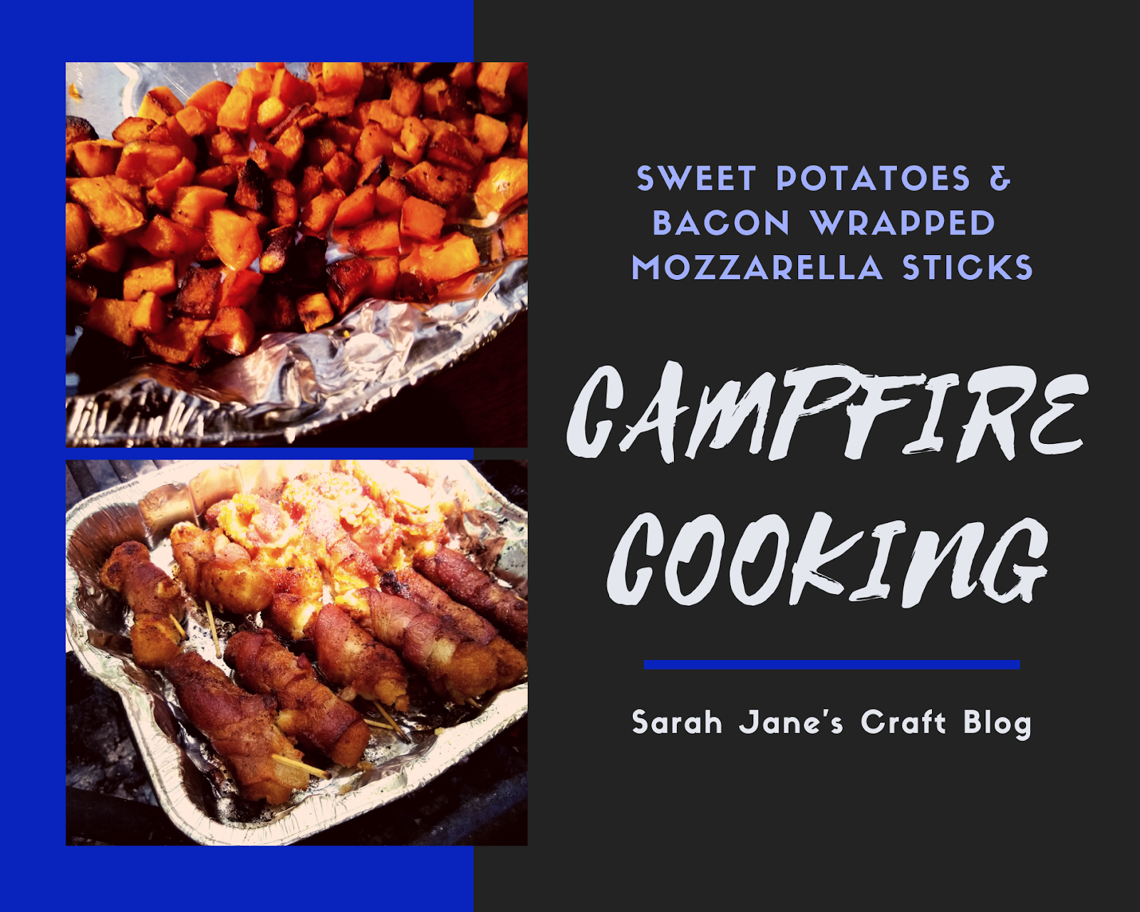 Campfire Cooked Bacon Wrapped Mozzarella Cheese Sticks
