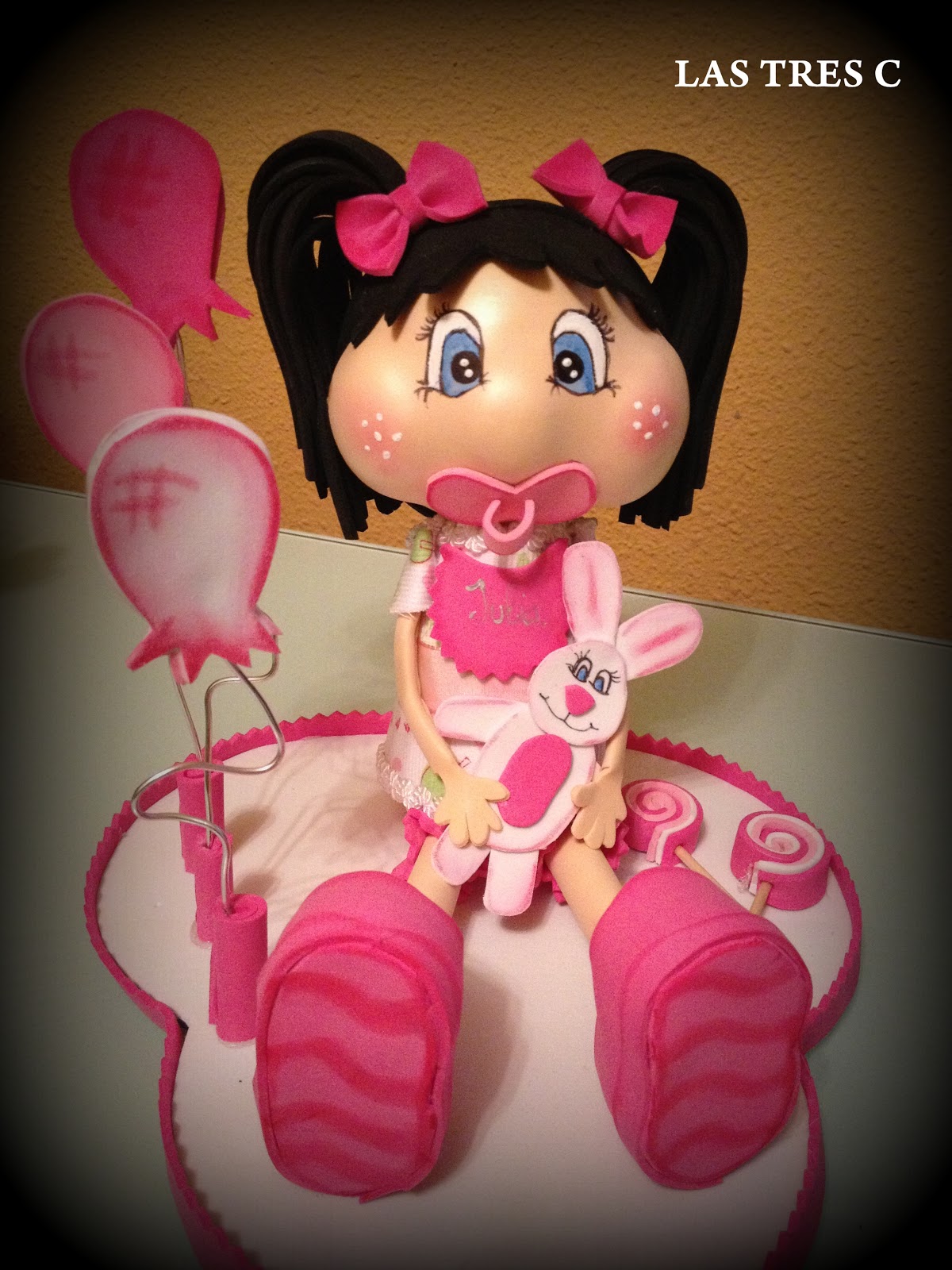 MANUALIDADES LAS TRES C: FOFUCHA BEBE MOFLETUDA CHICA