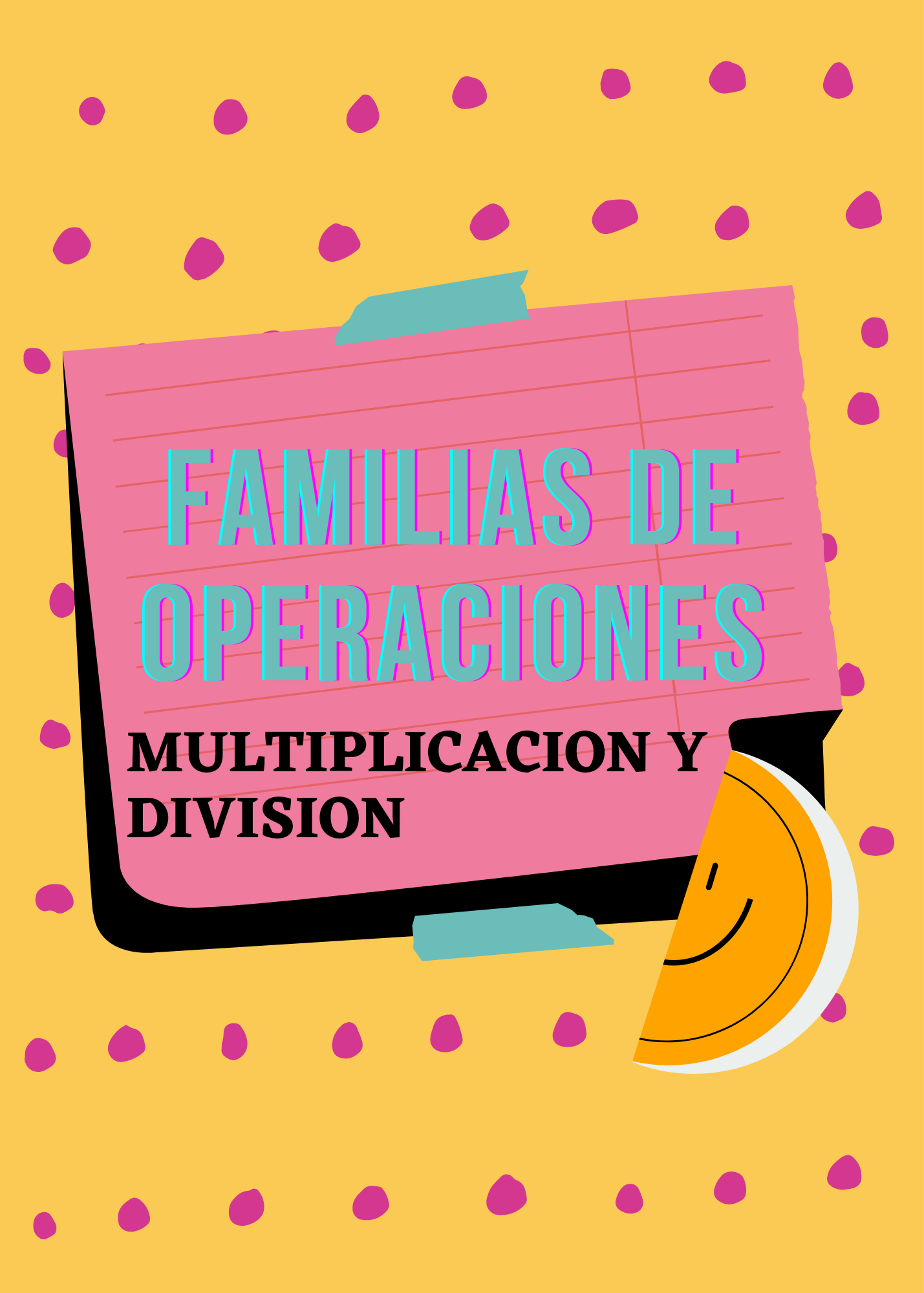 FAMILIAS DE OPERACIONES (MULTIPLICACIÓN Y DIVISION) | MATERIAL ...