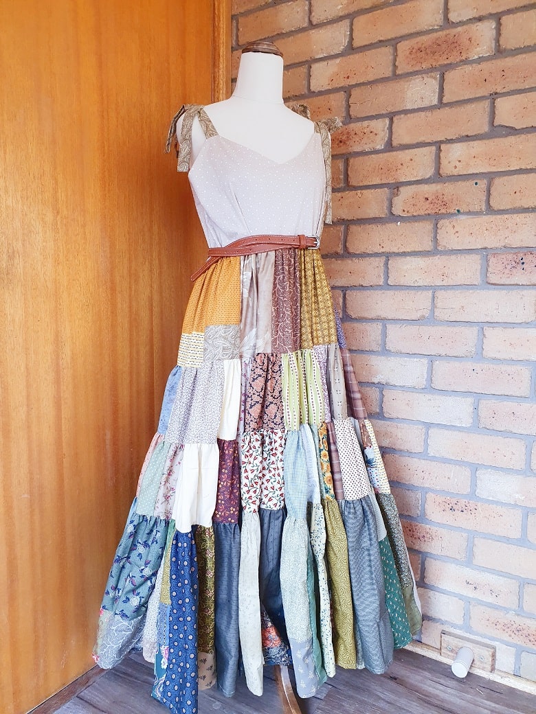 How I Made Miu Miu-inspired Patchwork Dress from scratch - For Urban Women - Awarded Top 100 ...