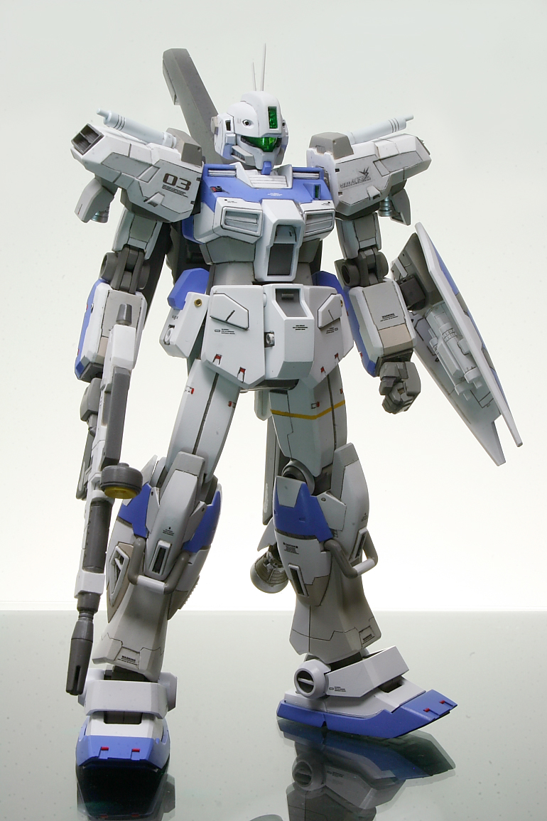 GUNDAM GUY: 1/144 RGM-79N GM Custom [WAGTAIL TYPE-G] - Customized Build