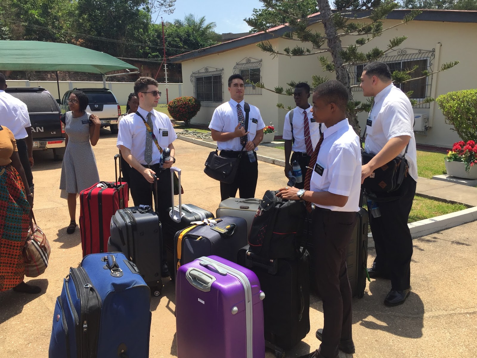 Ghana, Cape Coast: Our 11 New Missionaries arrived Tuesday! 6 Elders ...