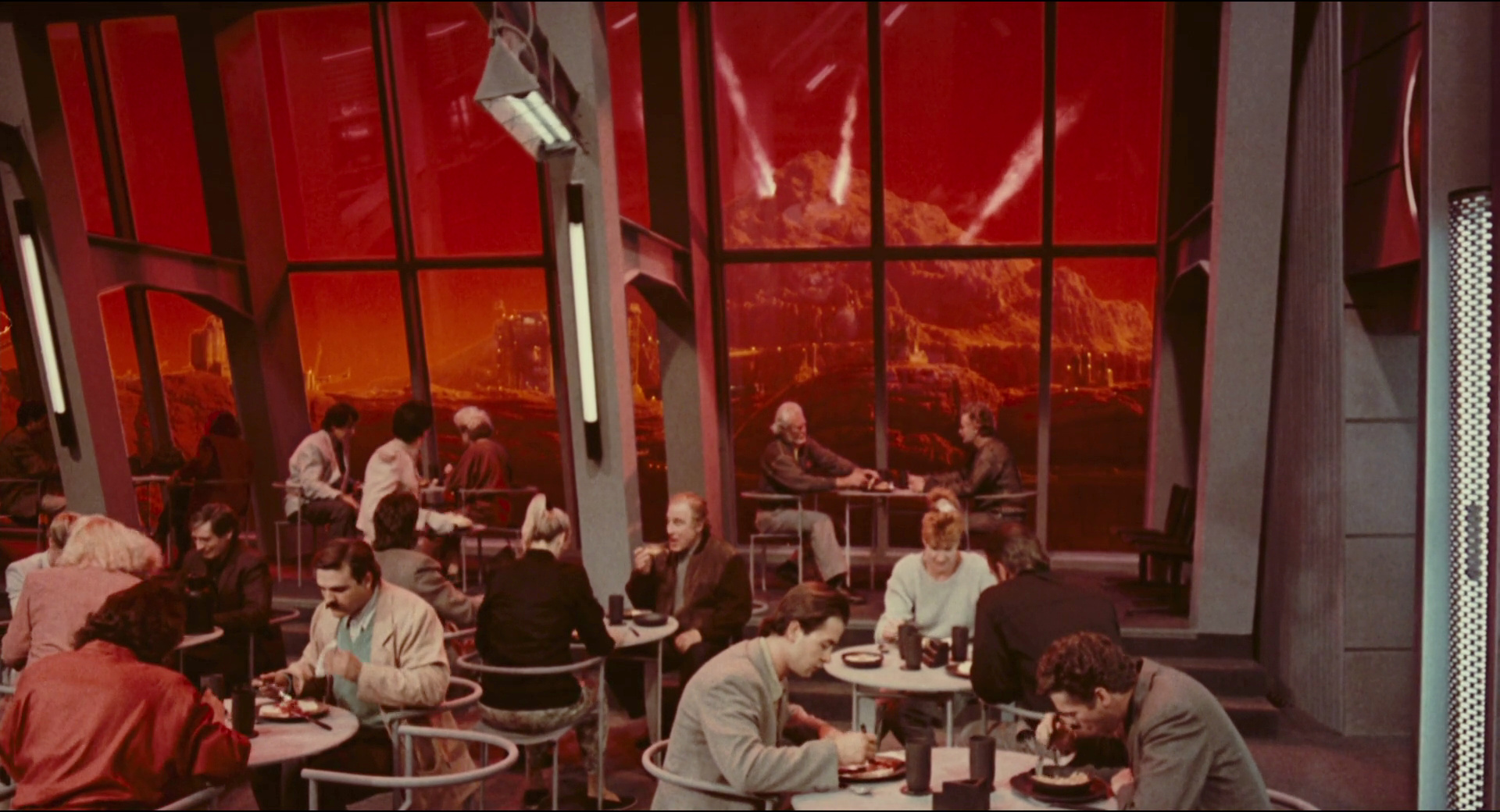 Incredible miniatures for Total Recall (1990) Martian landscapes ...