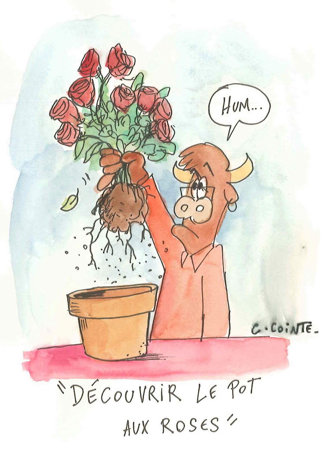 Le monde de Catherine Cointe: Découvrir le pot aux roses