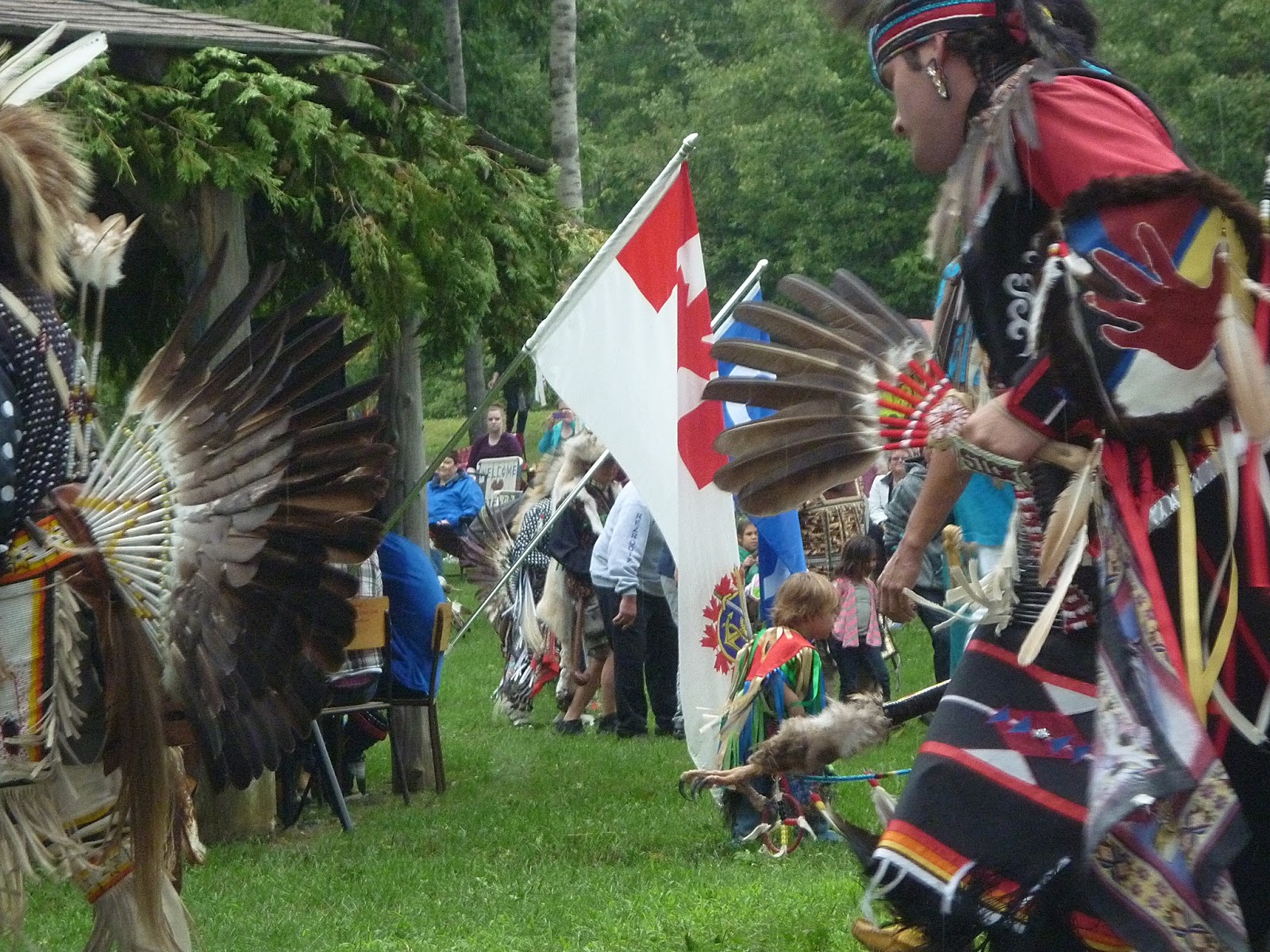 Landscape Paintings...Harry Stooshinoff: Curve Lake First Nation Powwow
