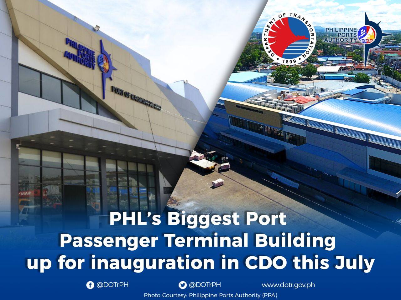 PHL’s BIGGEST PORT PASSENGER TERMINAL BUILDING UP FOR INAUGURATION IN ...