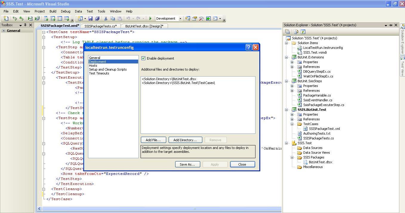 MS BI Blog: SSIS:Automated Unit Testing