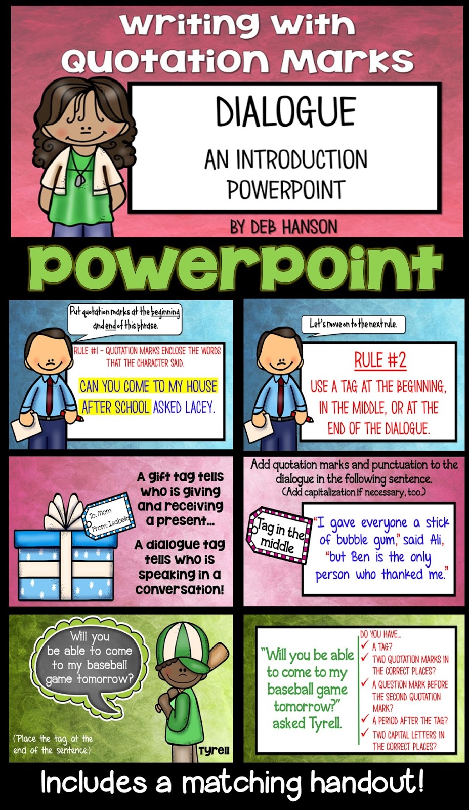 Adding Dialogue to Writing Pieces: A Writing Lesson | Upper Elementary ...