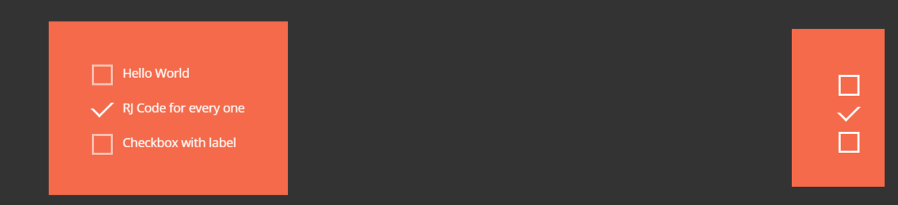 Ravish Web Designer Custom Checkbox Css With And Without Label