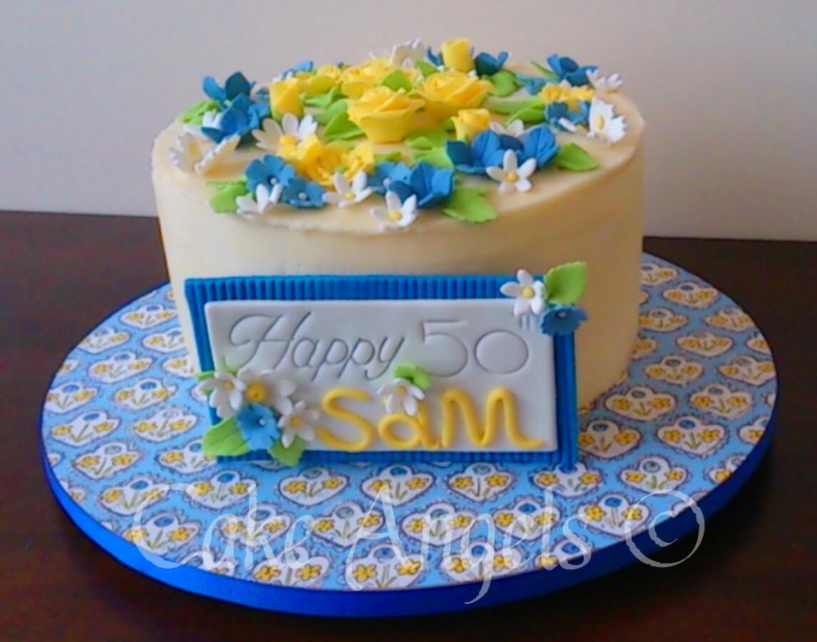 Cake Angels: A Surprise Birthday Cake for Sam's 50th Birthday ...