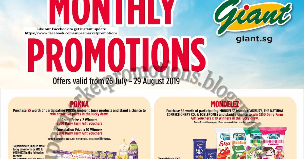 Giant monthly promotions 26 July - 29 August 2019 ~ Supermarket Promotions