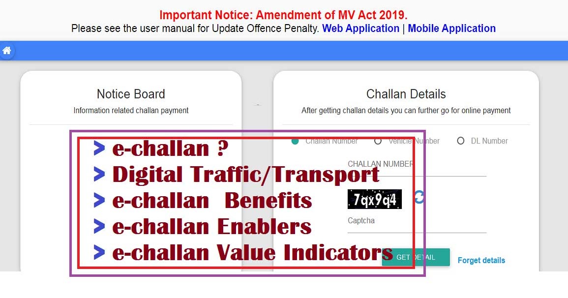 E-Challan: e-challan?