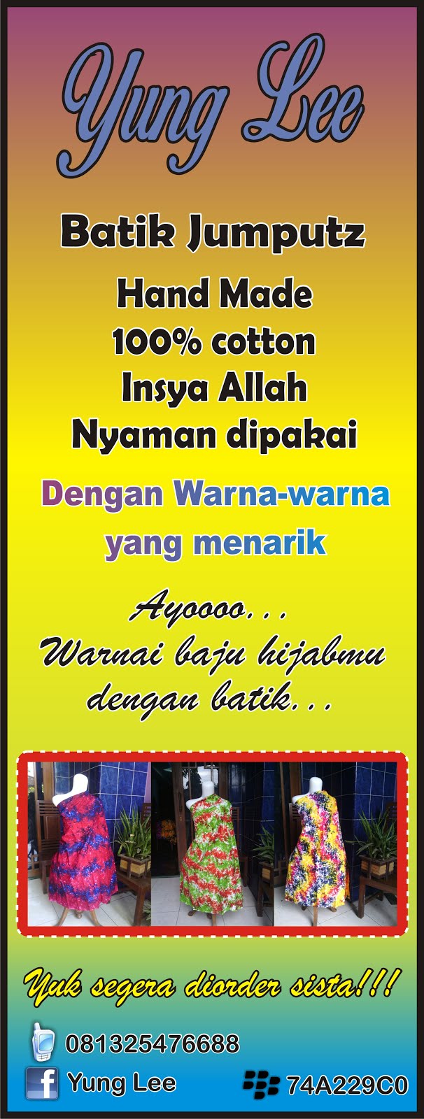 Contoh X-Banner - Design Banner Pamflete