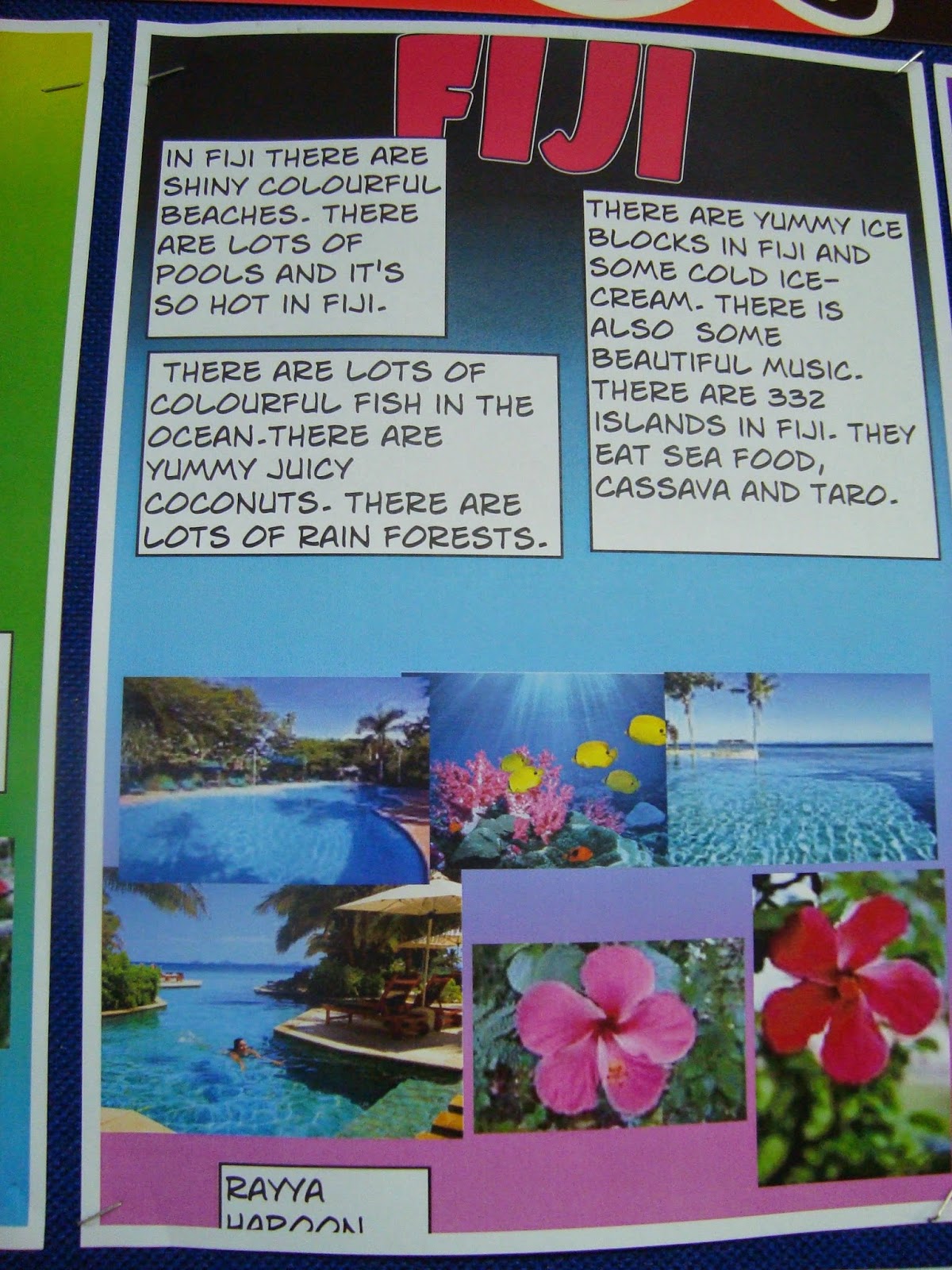 Welcome to Room 12's Amazing Blog 2018: Our Poems and Reports about Fiji