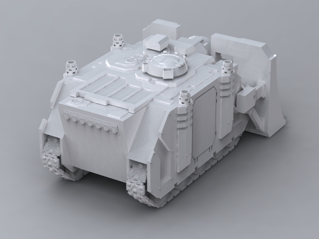 Designers 3D BOLIVIA: My first model Vindicator from Warhammer 40k