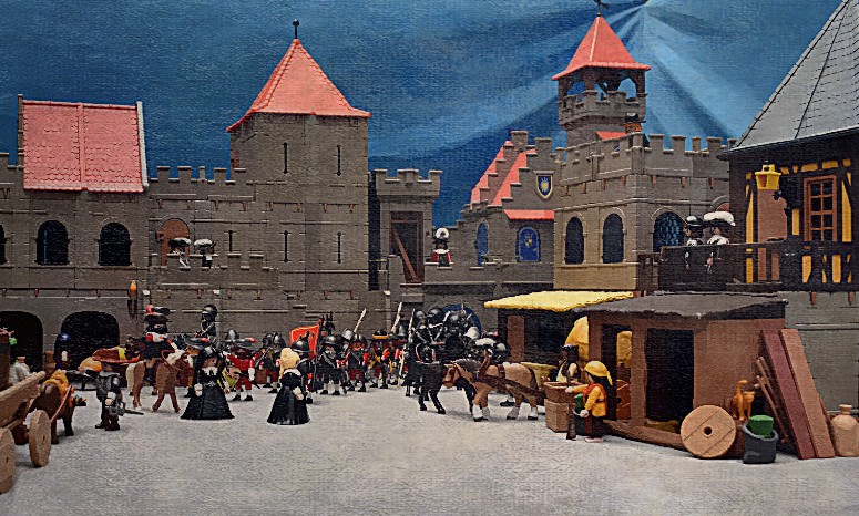Mop Mad On Playmobil Playmobil Diorama Xvii Century Street Scene