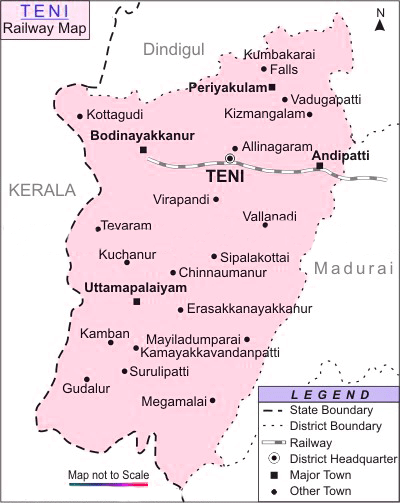 Rail-Map-india: Teni_railway_map