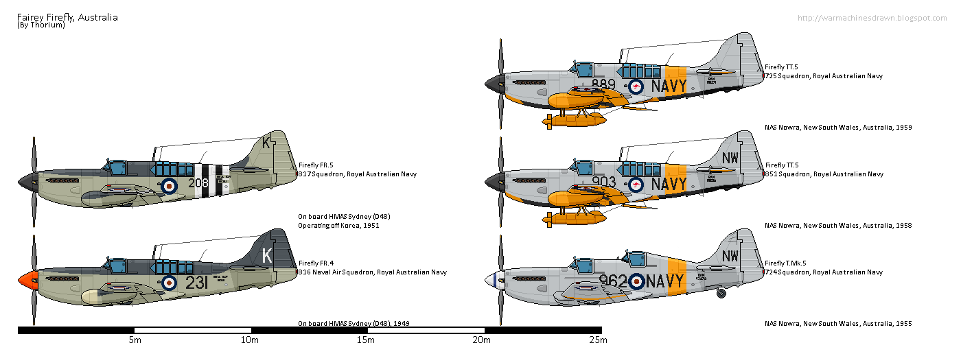 War Machines Drawn: Fairey Firefly, Australian users, part two