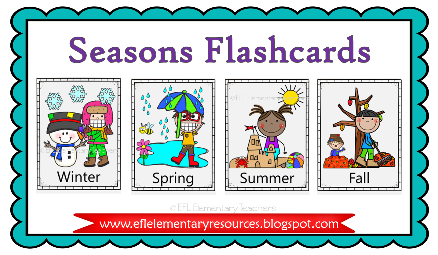 EFL Elementary Teachers: Seasons and Months