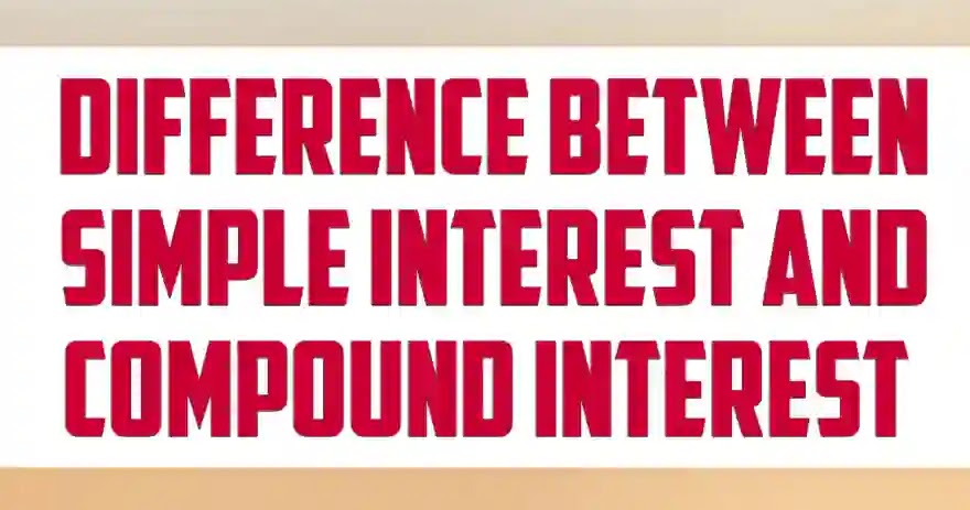 Top4 Difference between Simple interest (si) and compound interest (ci ...