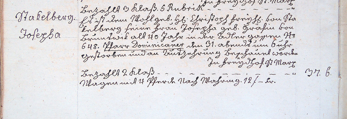 Michael Lorenz: The Exhumation of Josephine Countess von Deym