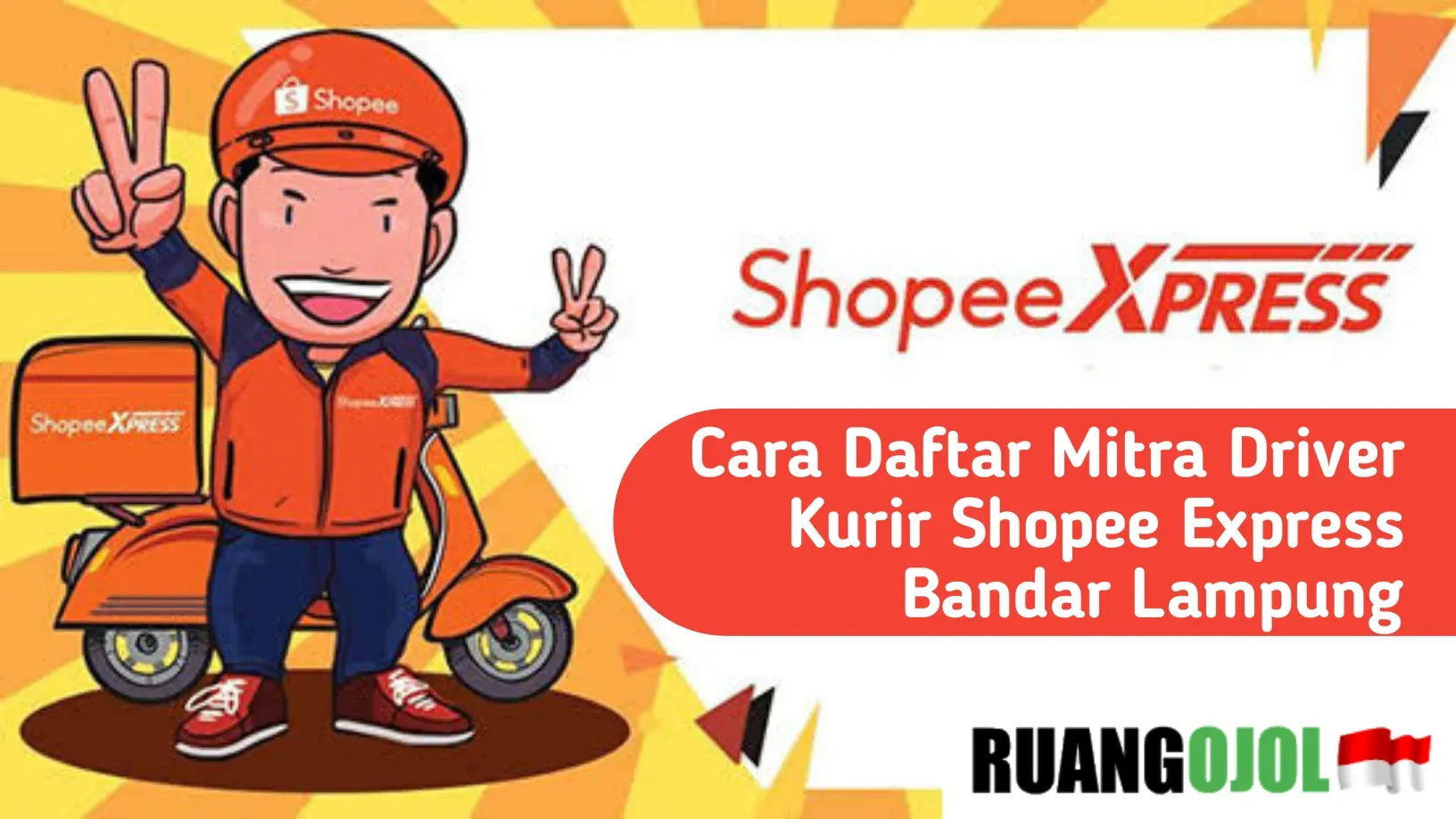 Cara Daftar Mitra Driver Kurir Shopee Express Bandar Lampung