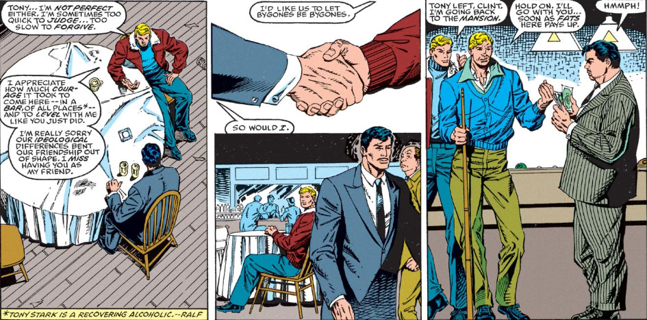 The Peerless Power of Comics!: Serious Issues Call For A Serious Bar Tab