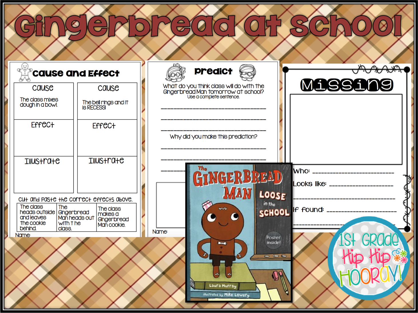 1st Grade Hip Hip Hooray!: Fun with Gingerbread