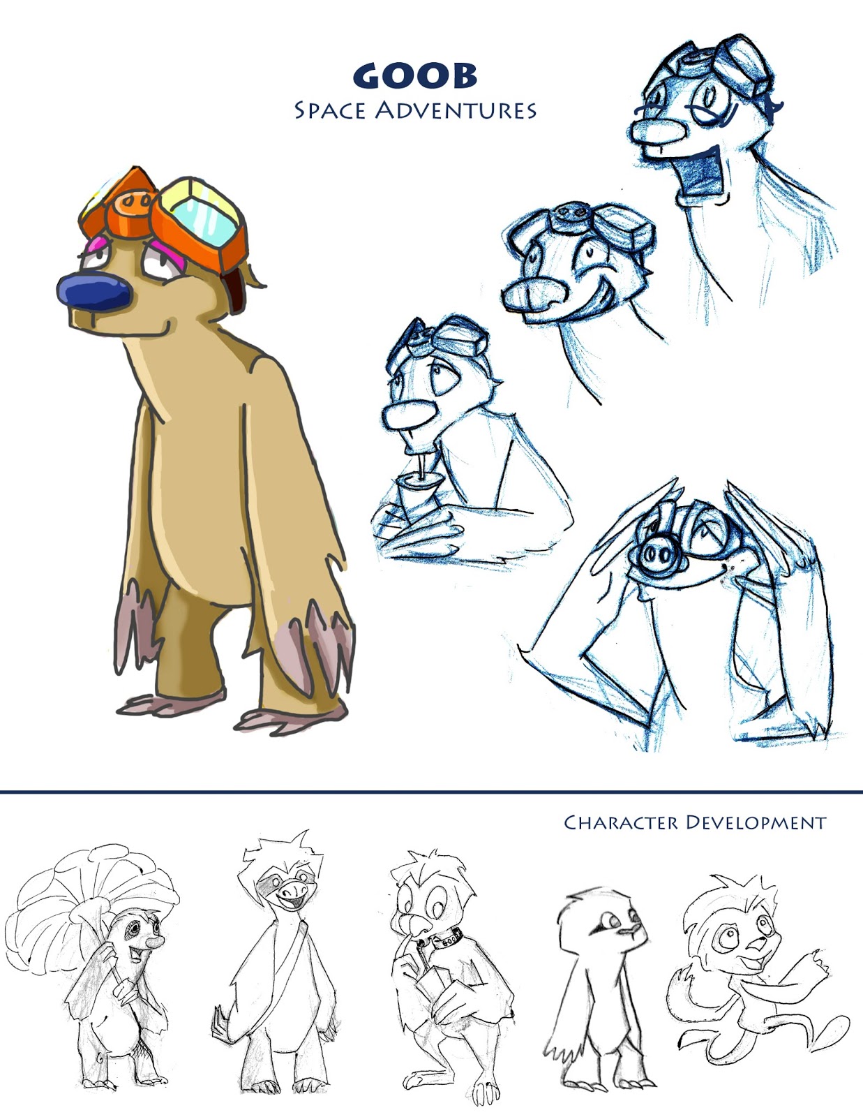 CYA Illustrations: Character design for a group project