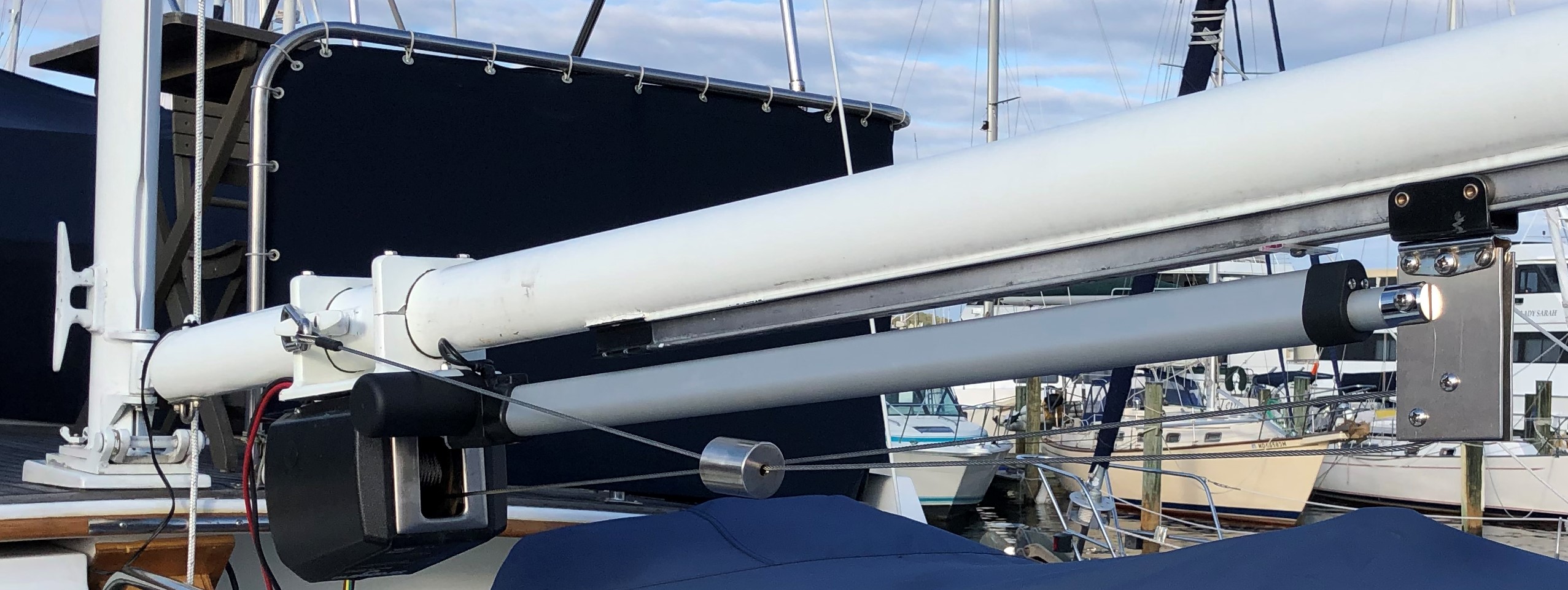 Dinghy winch automation