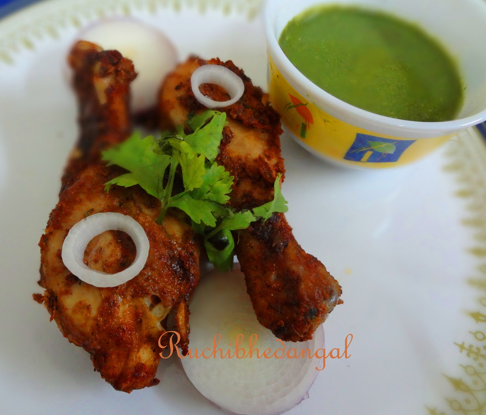 ~RuchiBhedangal~VariousFlavours ~: Chicken Tangri Kabab