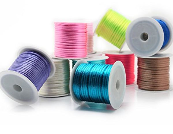 COLA DE RATÓN, RATTAIL CORD, MATERIAL PARA BISUTERIA Y COMPLEMENTOS ...