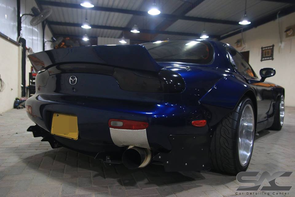 MODIFIED CARS OF PAKISTAN: Wide Body Mazda Rx-7 From Karachi