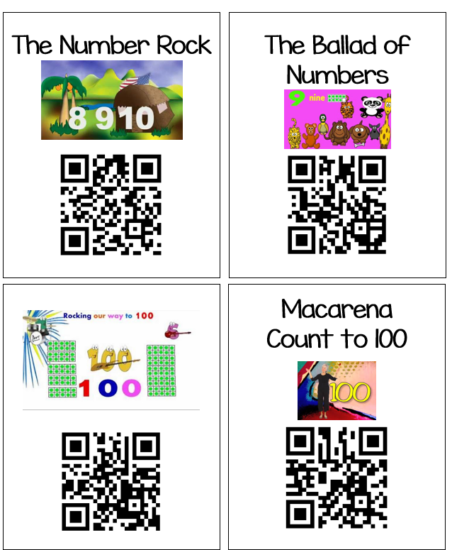 Kindergarten: Holding Hands and Sticking Together: QR Codes for Sight Words