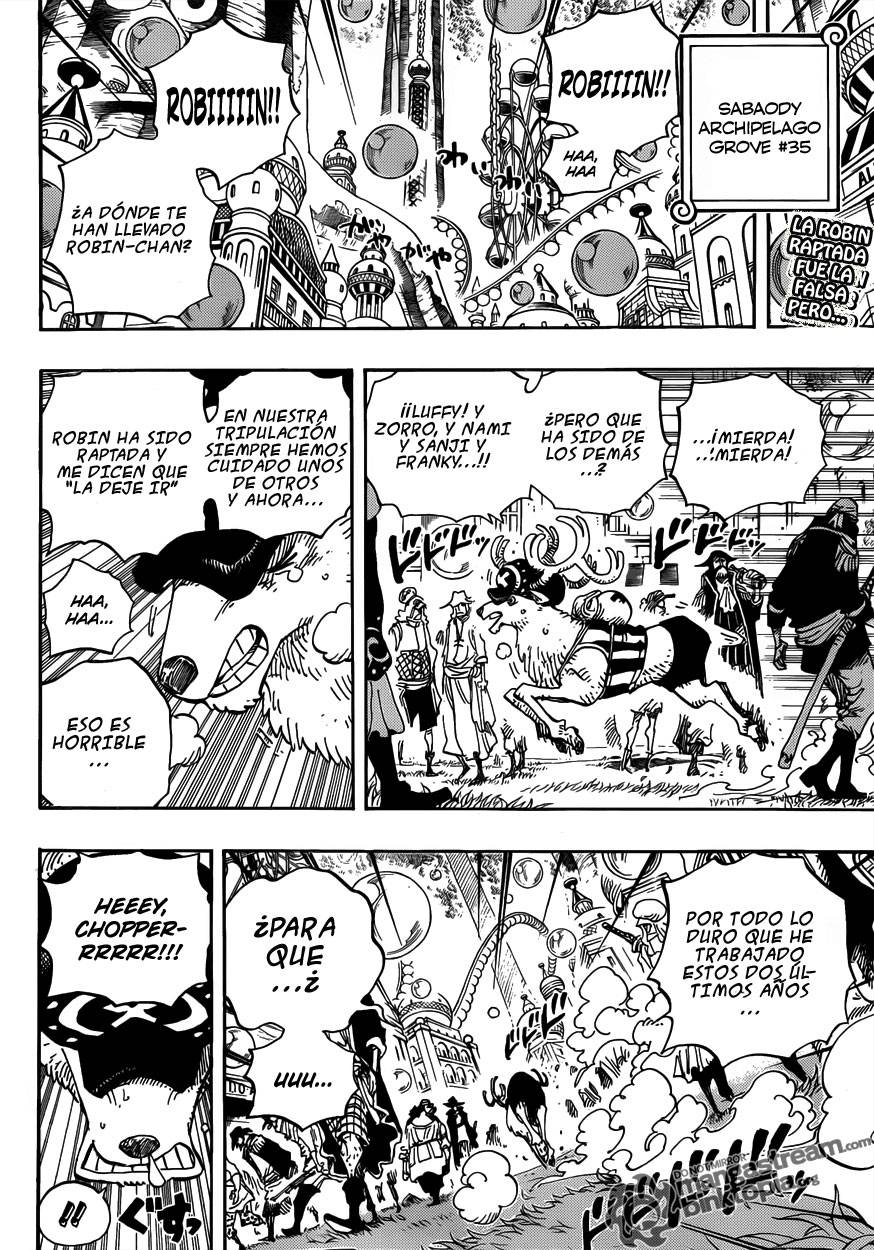 One Piece Manga Capitulo 600. La isla del comienzo ~ ParaisoGrandLine