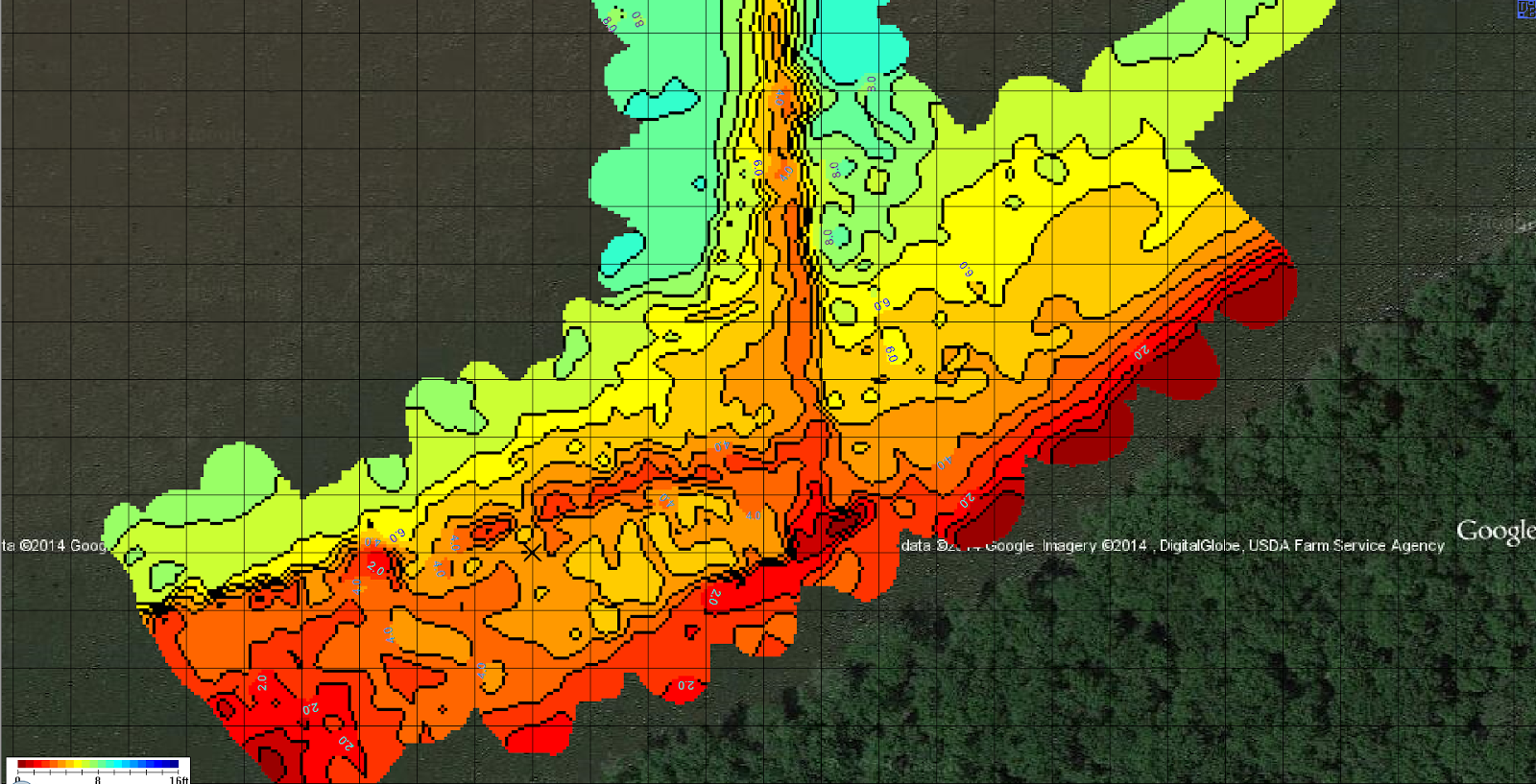 Netbook To Chartplotter Project: Depth Maps of Pool 16 Mississippi River