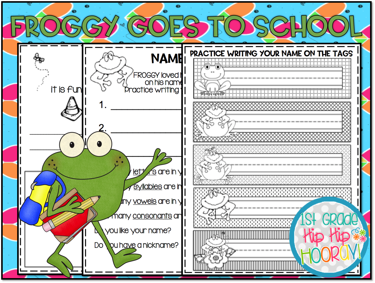 1st Grade Hip Hip Hooray!: Froggy Goes to School