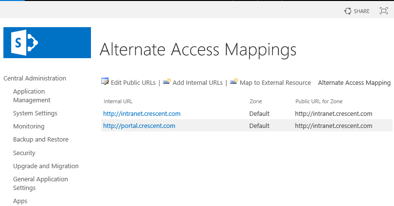 Add Alternate Access Mapping In Sharepoint Using Powershell Sharepoint Diary