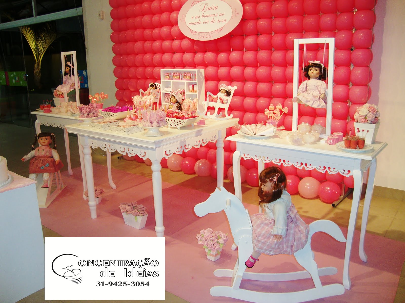 Concentração de Idéias - Festas personalizadas: Luíza e as bonecas no ...