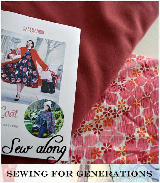Sew along: Gertie charm pattern: Swing coat