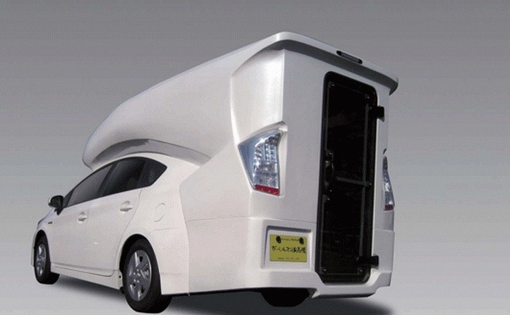 Garage Car: Toyota Prius Camper : The first four-seat hybrid camper ...