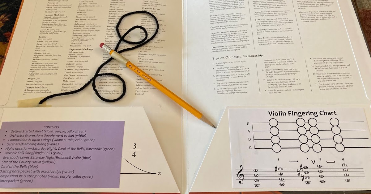 Teaching Elementary Orchestra : Prepping Folders for Fall 2020