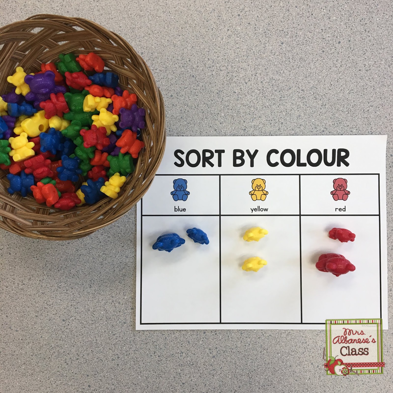 Sorting in Kindergarten | Mrs. Albanese's Kindergarten Class